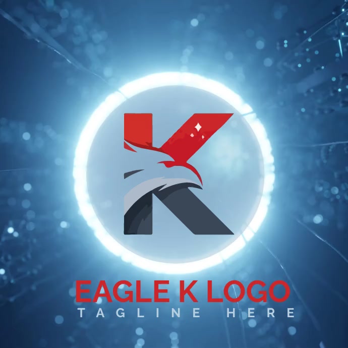 K EAGLE logo design| Company logo Template | PosterMyWall